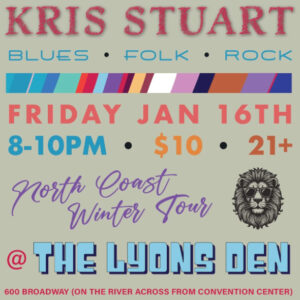 Kris Stuart Live Music at The Lyon's Den - Seaside Oregon